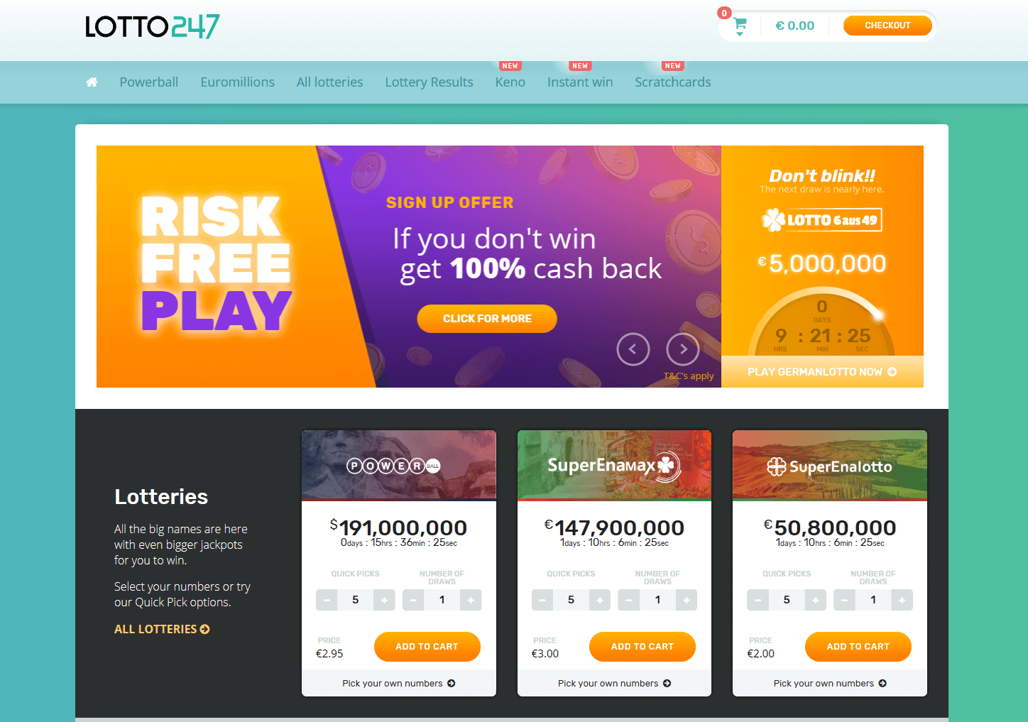 Lotto 247 Review | Bet On Exciting Lottery Games • Lottery Critic