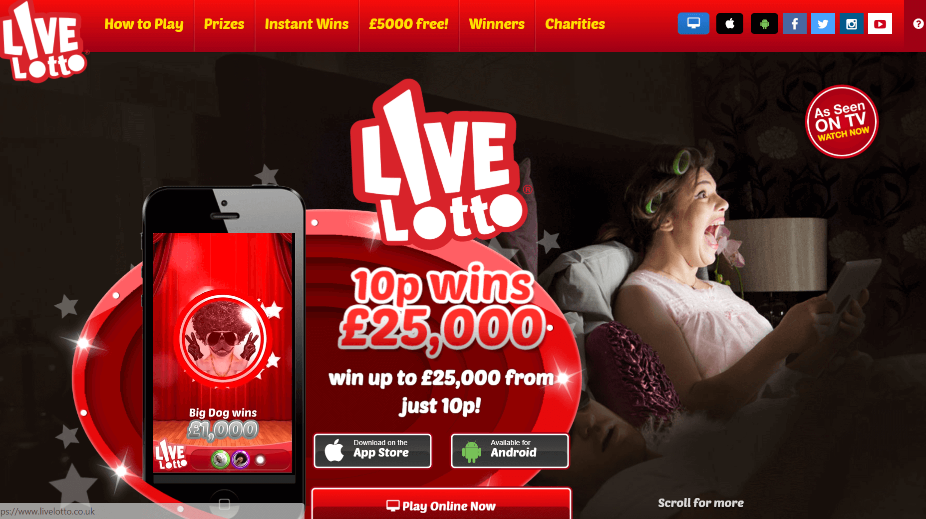 LiveLotto Review | Exclusively for UK Players • Lottery Critic